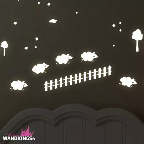 Wandkings гэрэлтдэг ханын наалт