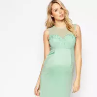 Fustan jeshil me nenexhik Asos Maternity