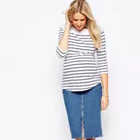 Skirt Denim Maternity Asos