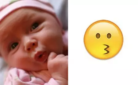 emoticonas de cara de bebé