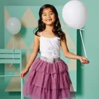 Rok Tulle Ruffled Gadis