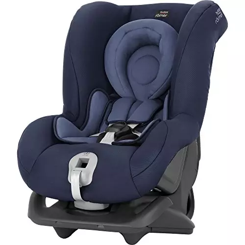 Britax Römer FIRST CLASS PLUS - Lub Tsheb Lub Cev Yug - 4 Xyoo, txog li 18 kg, Pab Pawg 0+/1, xim Moonlight Blue