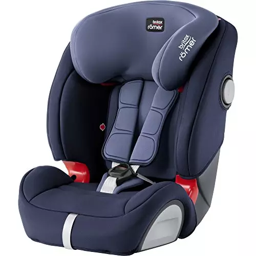 Britax Römer EVOLVA - Iqembu 1/2/3 SL SICT Isihlalo Semoto, Izinyanga eziyi-9 - Iminyaka eyi-12, 9 - 36 kg, ISOFIX, Moonlight Blue color