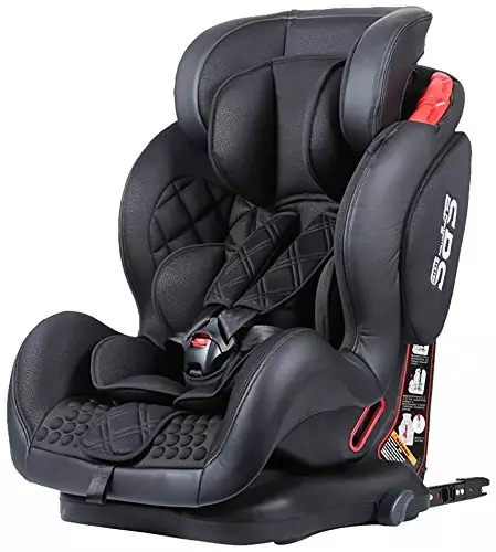 Star Ibaby BQ-06 - Siège auto inclinable avec Isofix SPS, Groupe 1 2 3 (9-36 kg)