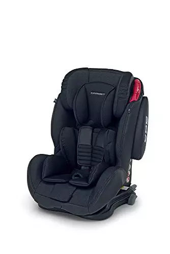 Foppapedretti Isodinamik, Siège Auto Groupe 1/2/3 Isofix, Noir (Titanium)