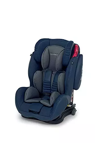 Foppapedretti Isodinamik, Siège auto Groupe 1/2/3 Isofix, de 9 mois à environ 12 ans, Bleu