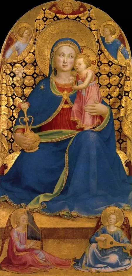 Notre-Dame bleu Jésus rose