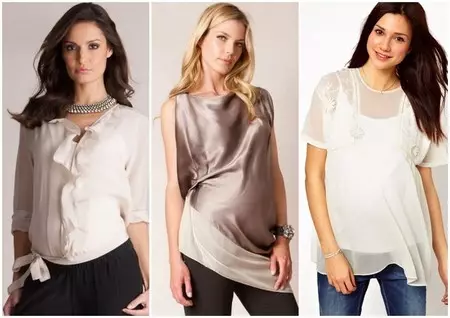 Navadne nosečniške bluze in tunike 2014