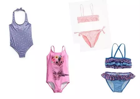 Costumi da bagno bambina low cost PE 2014