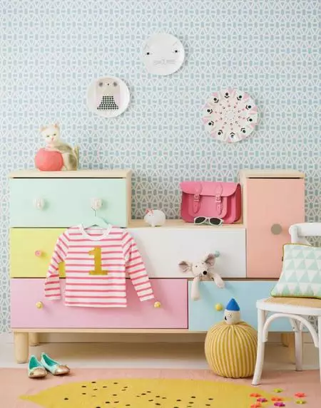 Idéias sobre como decorar as paredes de um quarto infantil