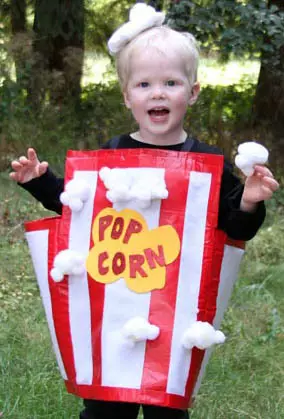 Kostüm-hausgemachtes-Popcorn