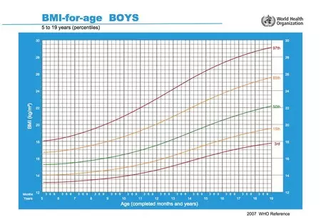 đồ thị-BMI-trẻ em-5-19