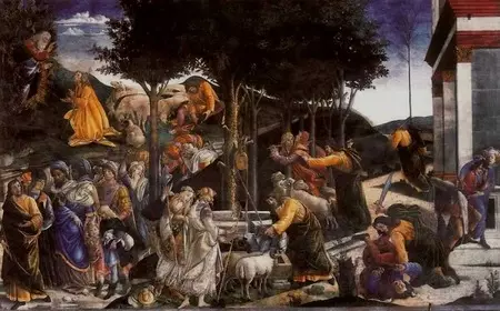Sistine Chapel. Jirrabaaddii Muuse Boticelli.