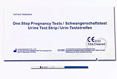 One Step - 5 testov nosečnosti 10 mIU/ml - Nova ekonomična oblika 2,5 mm