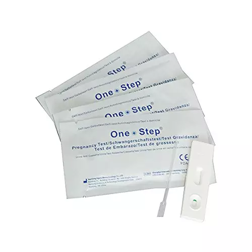 Një hap - 10 teste shtatzënie Formati kasetë 25 mIU