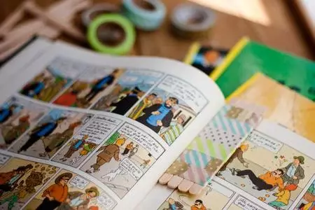 Tintin bookmark