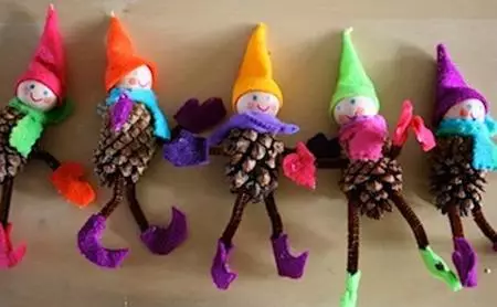 crafts christmas elves pineapples