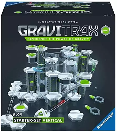 ToysWorld Gravitrax Pro - GraviTrax Metal Top Yönlü Metal Toplu Dikey Başlangıç Seti ve İtalyanca ile Çok Dilli Sürüm