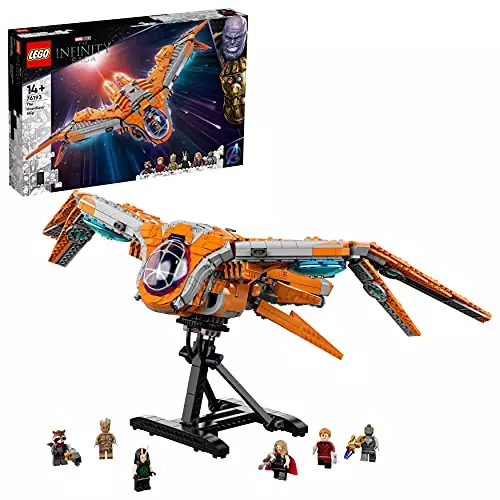 LEGO 76193 Marvel Guardians of the Galaxy Starship, Süper Kahraman Mini Figürlü Avengers Yapım Oyuncağı