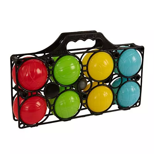 BORY A1200609 - Petanque-etui (8 plastikbolde, 8 cm)