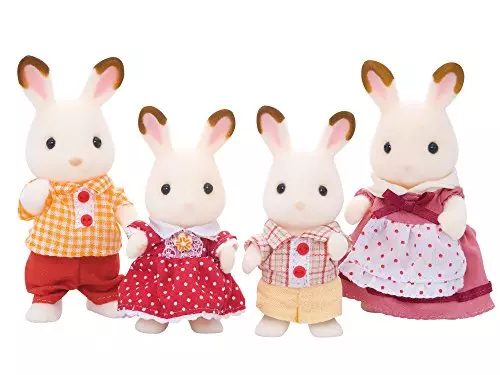 Sylvanian Families - Chocolate Rabbits Family (Epoch to Imagine 4150)