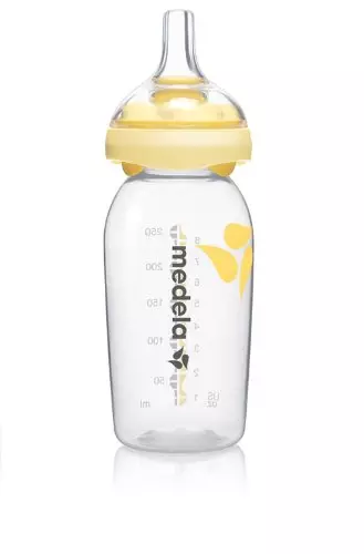 Medela 008.0190, 젖꼭지가 있는 Calma 병, 250ml