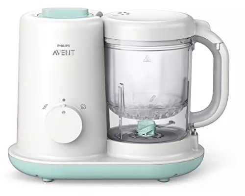 Philips Avent SCF862/02 - Bebekler için mutfak robotu 2'si 1 arada, beyaz renk