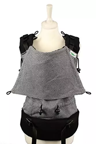 Buzzidil Diamond Dust Ergonomic Baby Carrier | Txheem nrog kev loj hlob 3-36 lub hlis | tus me nyuam nqa nrog buckles