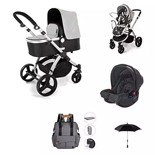 Star Ibaby Neo 3 - Baby Stroller, Grey / Black