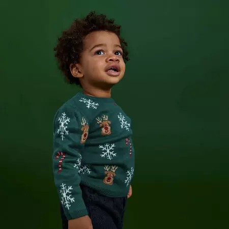 Baby Chrëschtdag Sweater