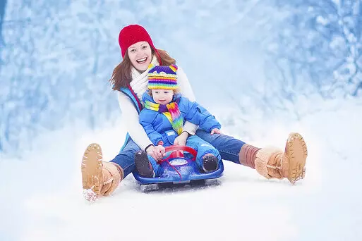 Planne in die sneeu?: nege noodsaaklike wenke om kinders te beskerm en hierdie prettige aktiwiteit te geniet