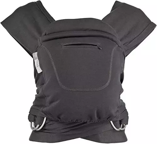 Close Parent Caboo Ergonomic Wrap Backpack, තද අළු (මිශ්‍ර මිනිරන්)