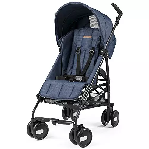 Peg Perego Pliko Mini Urban Chair - ခေါက်တွန်းလှည်း၊ မိုးပြာရောင်