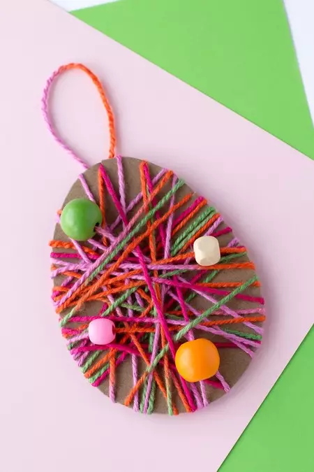 Easter Crafts Eggs Wool