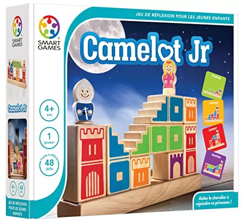 Smart Games Camelot Jr. Haurra Mutil/Neska - Hezkuntza Jolasak, Haurra, Mutil/Neska, 4 urte, 9 urte, 48 pieza