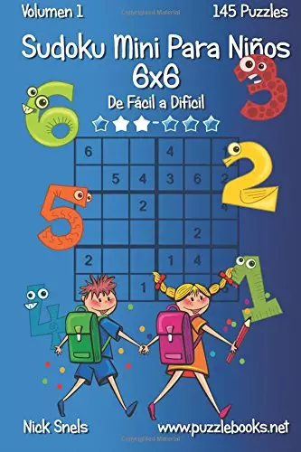 Sudoku Mini For Kids 6x6 - Maklik oant hurd - Folum 1 - 145 puzels: diel 1