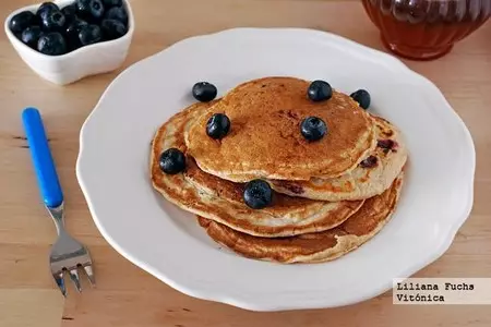 Receta të shëndetshme Petulla për fëmijë Boronicë bollgur