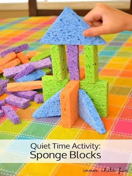 Games Activities Children House Sponges Blocks