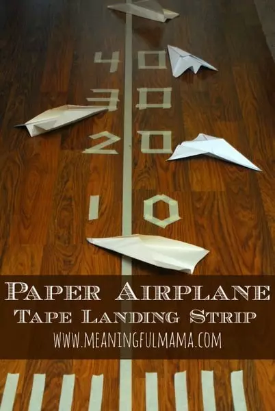 Games Activities Kids House Adhesive Tape Airplanes