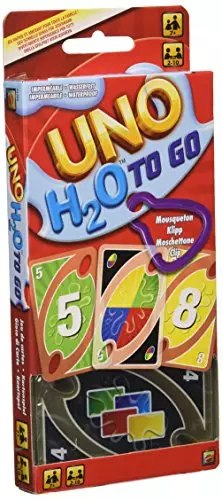 Jogo de cartas Mattel-UNO H2O To Go H20, multicolorido, 7+ (P1703)