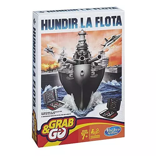 Hasbro Gaming- Ойынға арналған саяхат ойыны Battleship Travel (Hasbro Spain B0995175)