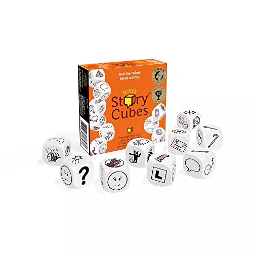 Asmodee Story Cubes፡ ክላሲክ - ሁሉም ስሪቶች ይገኛሉ፣ ባለብዙ ቋንቋ (STO01ML)