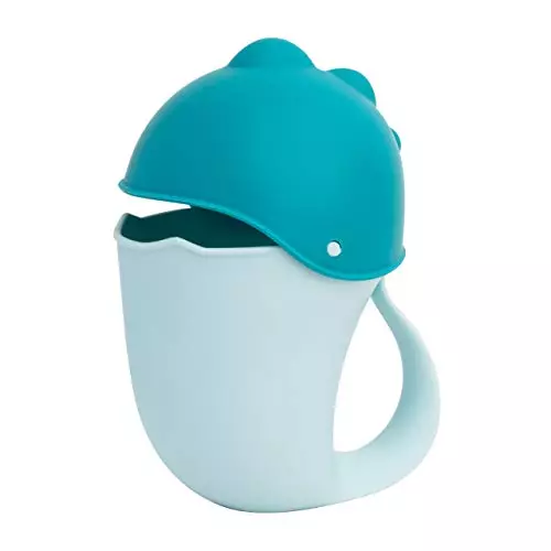 Играчката за капење во облик на StartUp Whale за бебиња или деца. Тегла за разјаснување на косата и избегнување на шампонот во очите. отпорна пластика