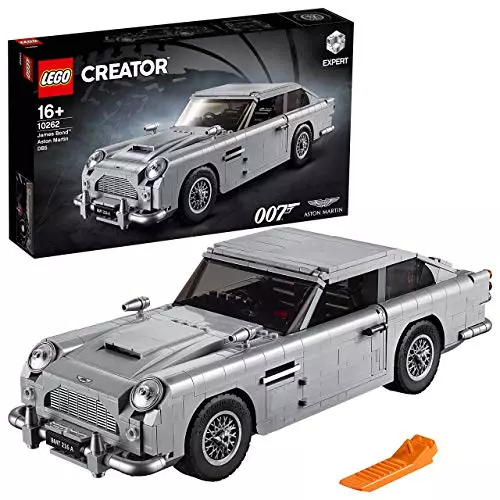 LEGO Foafoa - James Bond Aston Martin DB5, fa'ata'ita'iga fa'ata'ita'iga o le ta'avale 007 (10262)