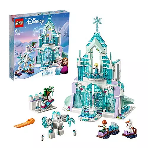 Lego Disney Princess 43172 Elsa's Magical Ice Palace, Fale Meataalo, 6+