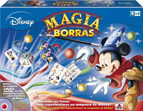 Borras- Magic Mickey Magic Edition, 15 tricks, DVD समावेश गर्दछ, 5 वर्ष देखि (Educa 14404)