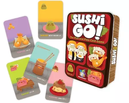 सुशी गो कार्ड खेल