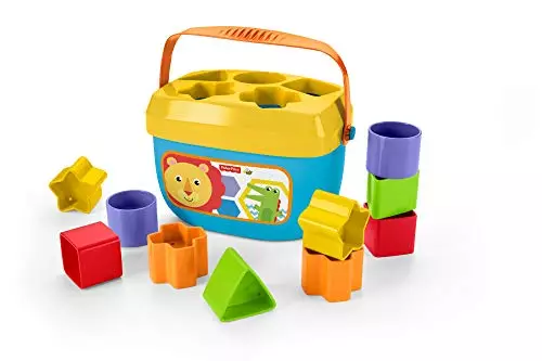Fisher-Price Dječji kockice, igračka od građevnih kockica za bebe od 6 mjeseci (Mattel FFC84)