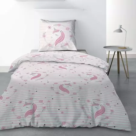 홈 핑크 싱글 침대 세트 Yc059 1 Zc1