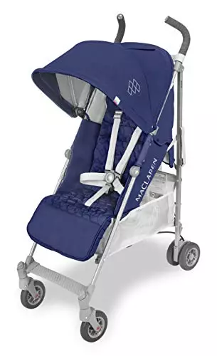Maclaren Quest - Xe đẩy trẻ sơ sinh đến 25kg, ghế ngồi nhiều vị trí, hệ thống treo 4 bánh, mui xe có thể mở rộng với UPF 50+